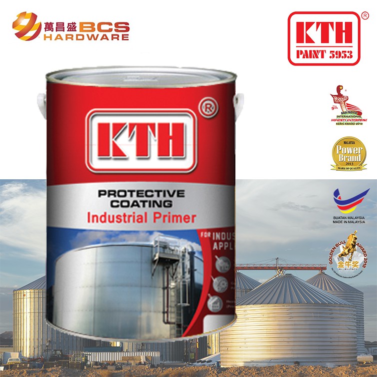 KTH Red Oxide Primer Protective Coating Industrial Primer 750 5L | Shopee Malaysia