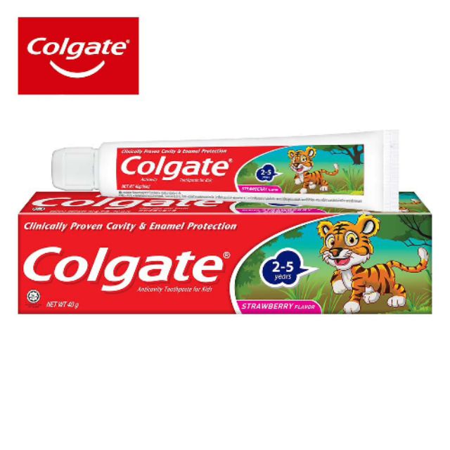 Colgate Kids Tiger Toothpaste 40g | Shopee Malaysia
