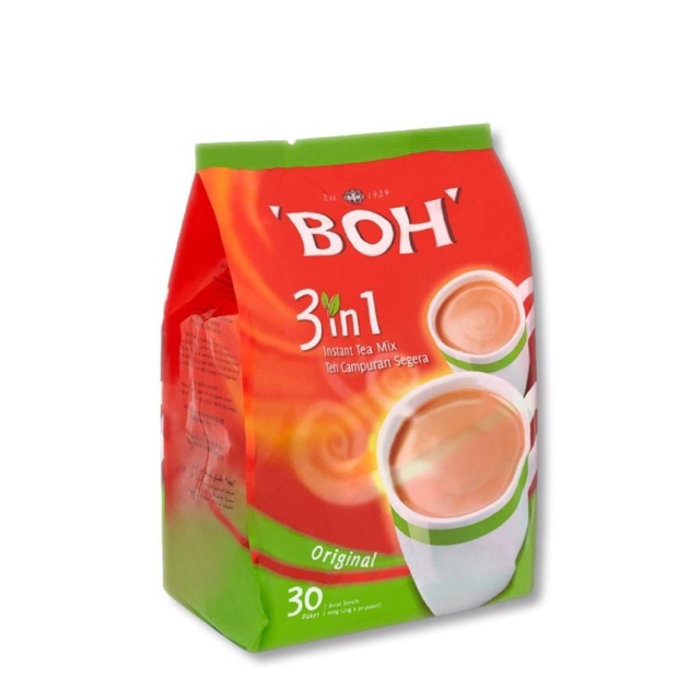 Boh Teh - Original Instant Tea Mix 3 in 1 (10x20g/30x20g) | Shopee Malaysia
