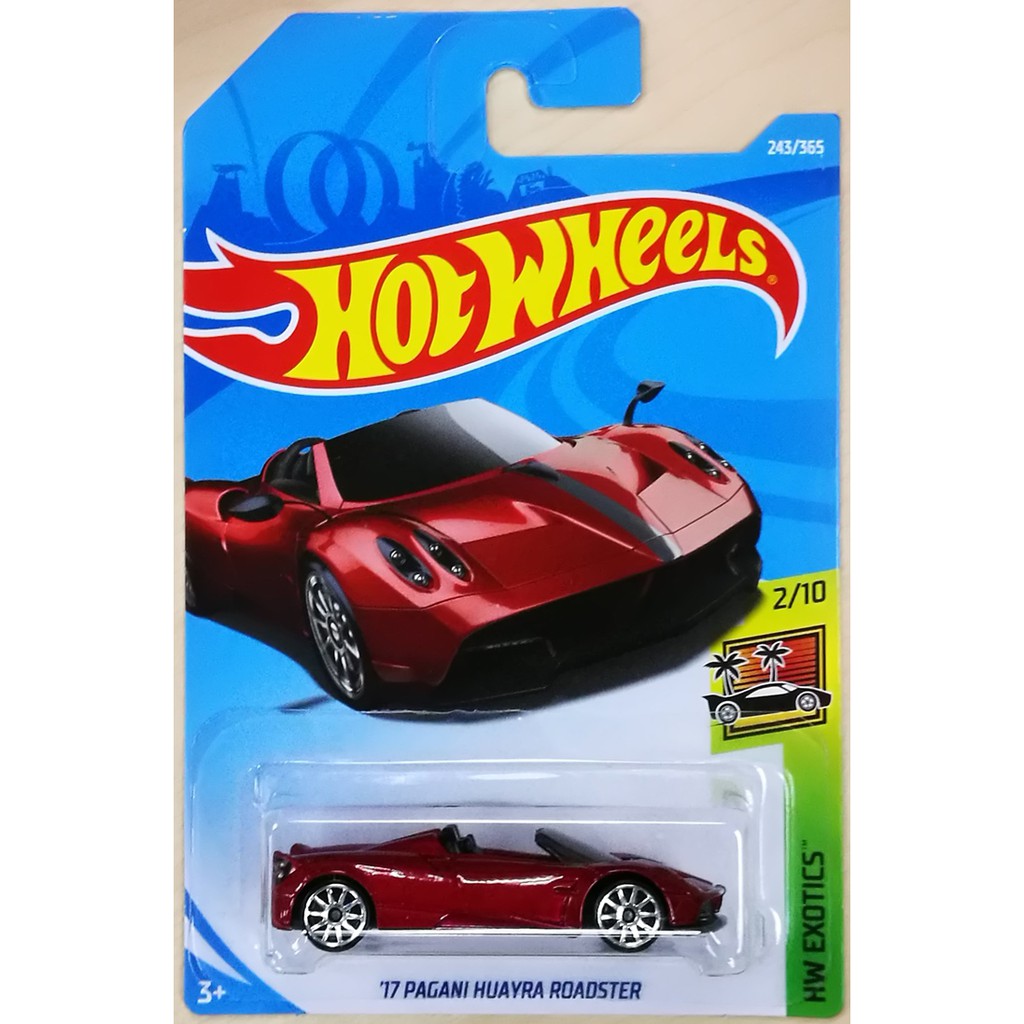 Hot Wheels 2017 17 Pagani Huayra Roadster Metallic Red 2 10 Hw Exotics