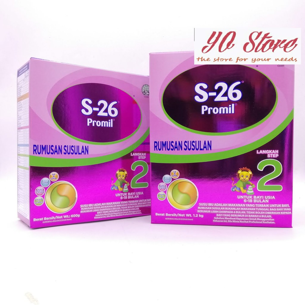 Wyeth S26 Promil Step 2 (6-18 months) 600g / 1.2kg | Shopee Malaysia