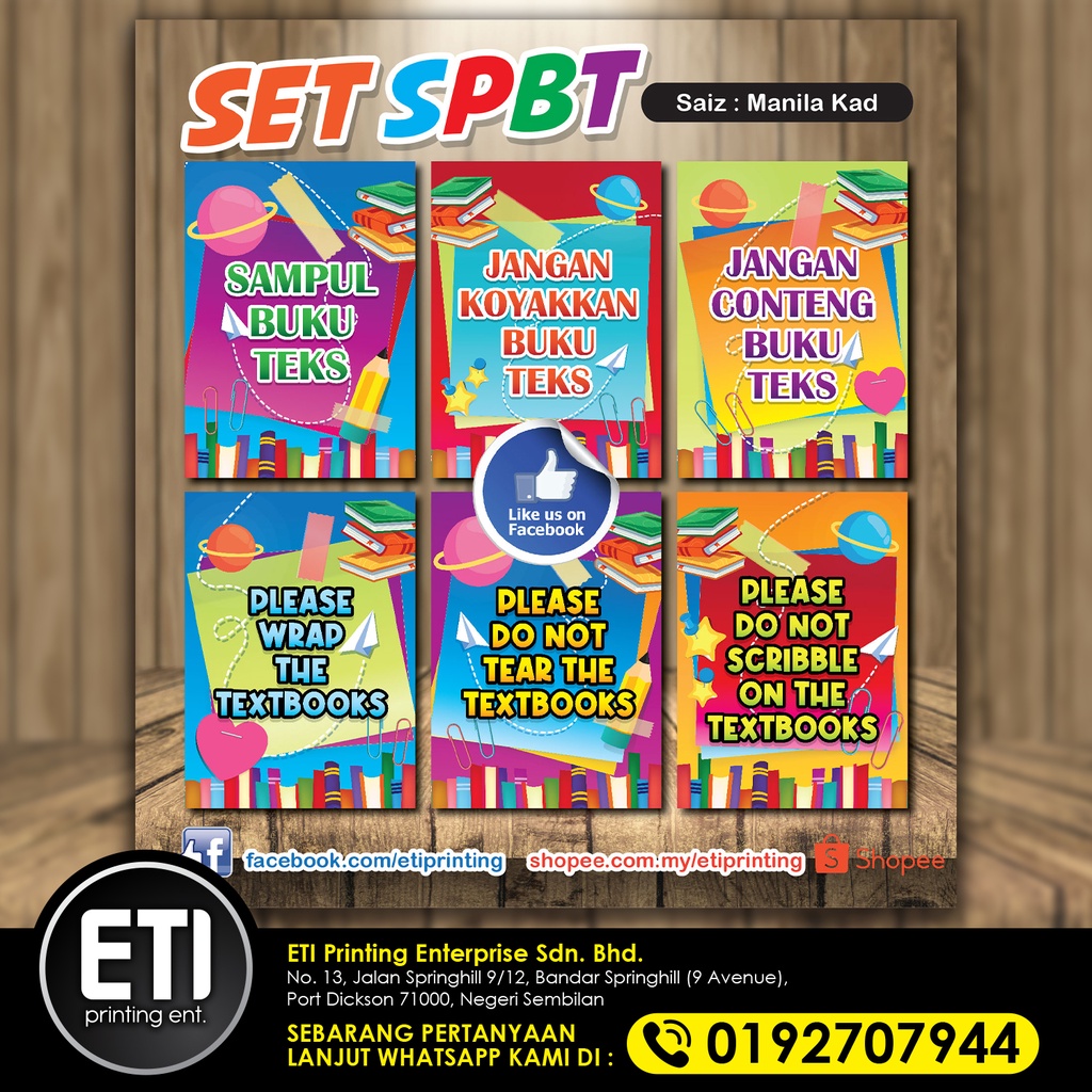 Set Kata Kata Bilik BOSS SPBT Buku Teks Dwibahasa | Shopee Malaysia