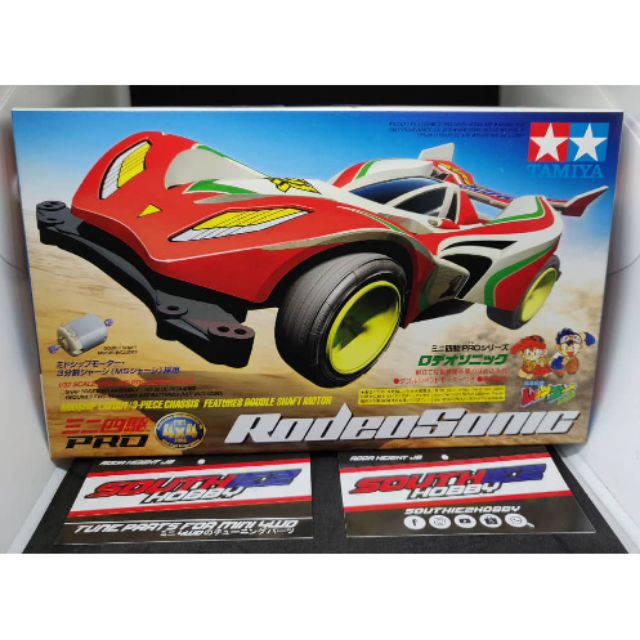[18622] Tamiya Mini 4WD Rodeo Sonic (MS Pro Chassis) | Shopee Malaysia