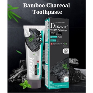 DISAAR White Complex Charcoal Toothpaste Ubat Gigi Natural Kayu Arang ...