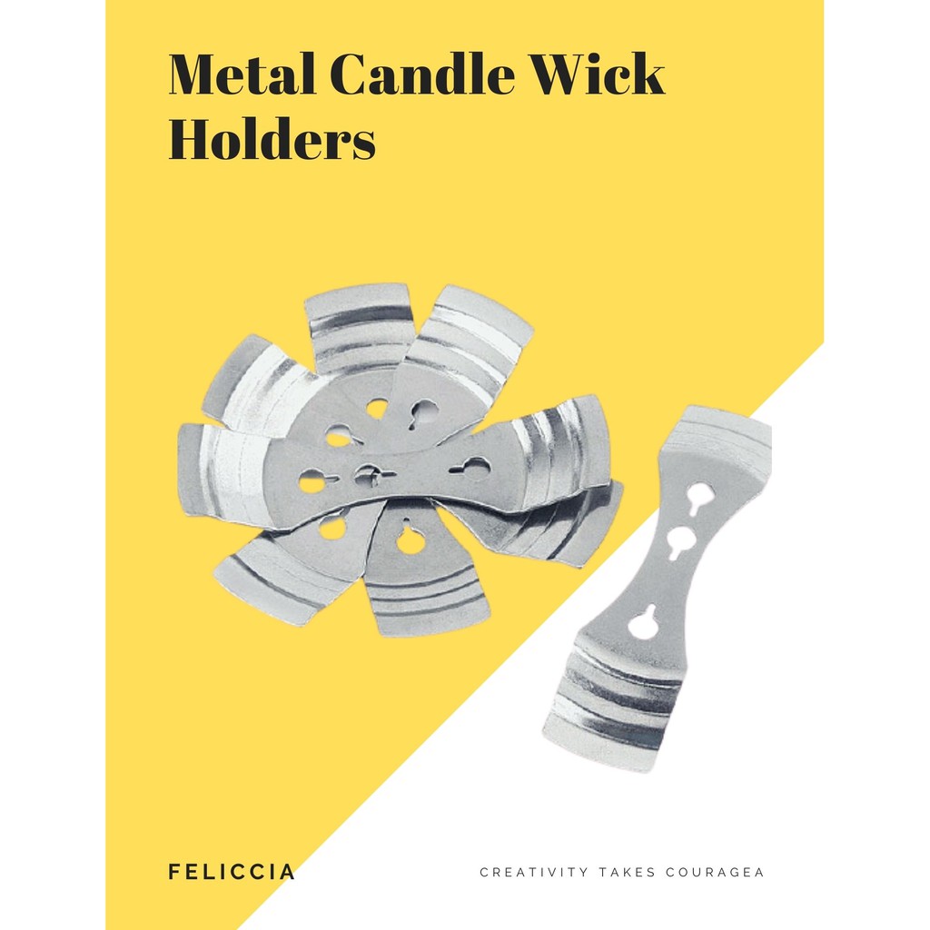 Metal Candle Wick Holders for Candle Making DIY Candle Wicks Centering ...