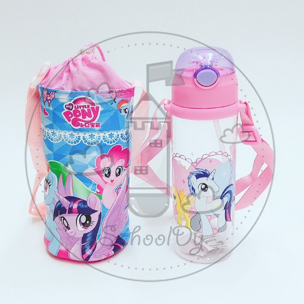iSchoolDy My Little Pony Water Bottle 600ML Water Bottle Bag Set ...