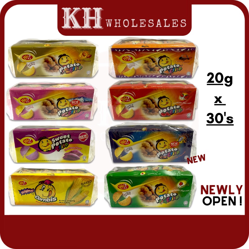 [20gx30pac] KH Win2 Potato Crisp Halal Snack Potato Cracker Kerepek ...