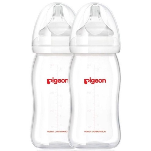 ORIGINAL Pigeon Wide Neck PP Bottle With SofTouch Teat | Shopee Malaysia