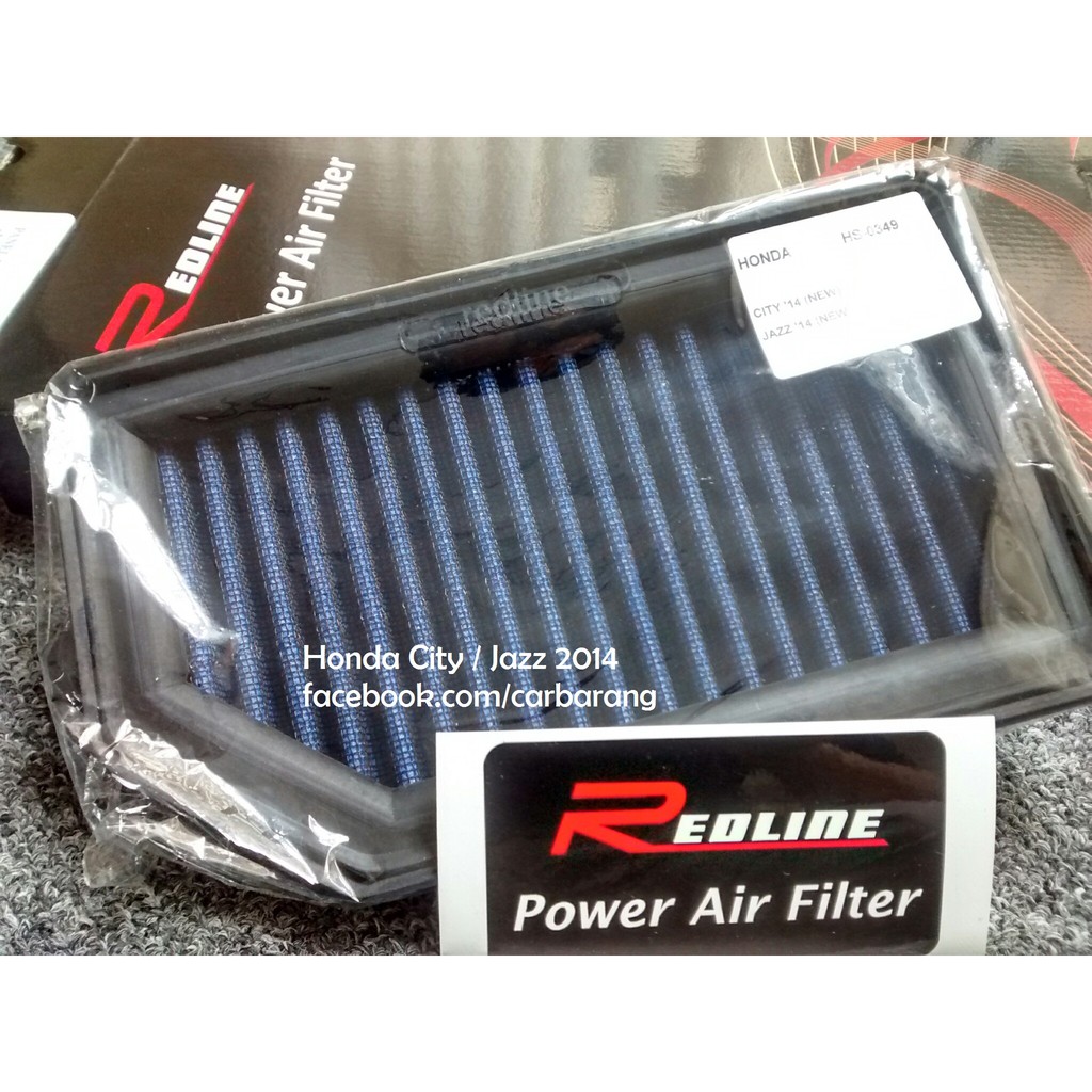 Honda City Jazz 2014 - 2017 / BRV REDLINE Power Air Filter - Washable ...