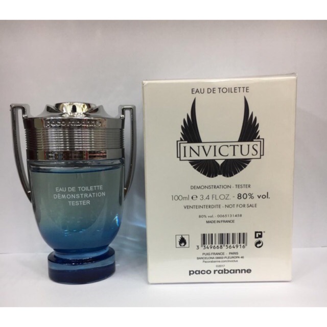 ORIGINAL TESTER INVICTUS AQUA FOR MEN 100ML | Shopee Malaysia