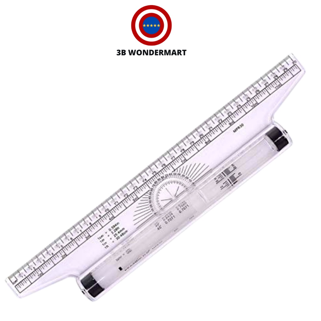 Multi-purpose Clear Rolling Parallel Ruler For Art Architect Design ...