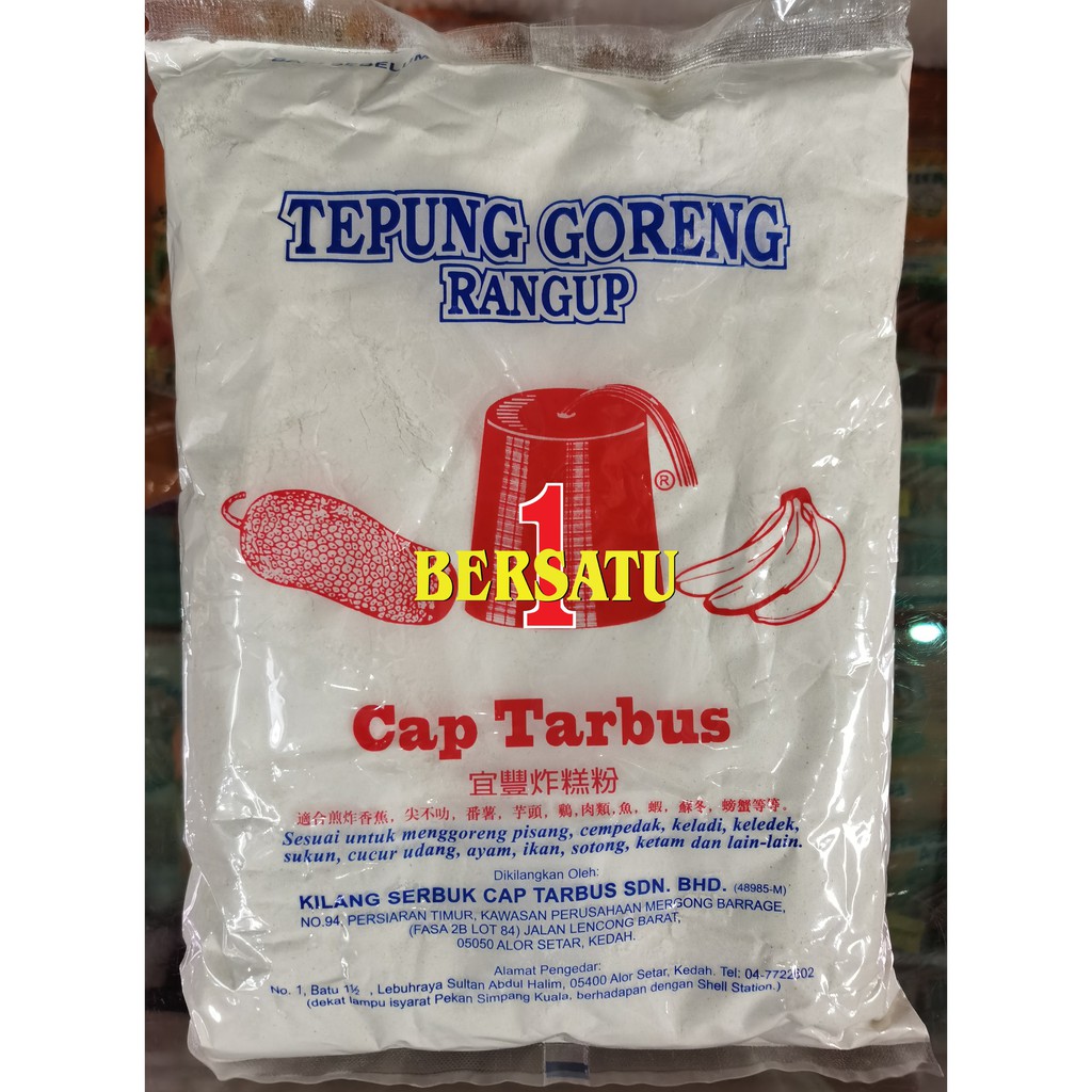 TEPUNG GORENG TRADISI KEDAH : TEPUNG GORENG CAP TARBUS 1KG | Shopee ...