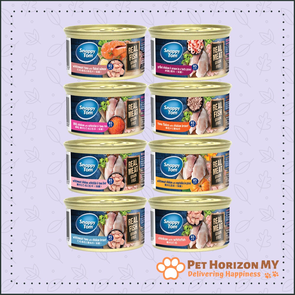 Snappy Tom Canned Cat Food 85g Grain Free | Shopee Malaysia