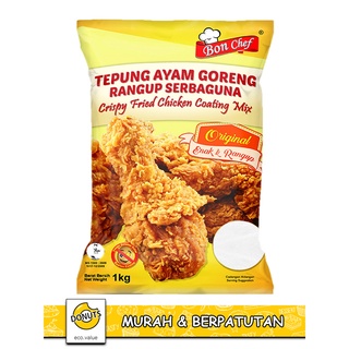 BON CHEF TEPUNG AYAM GORENG SERBAGUNA 1KG | BON CHEF CRISPY FRIED ...