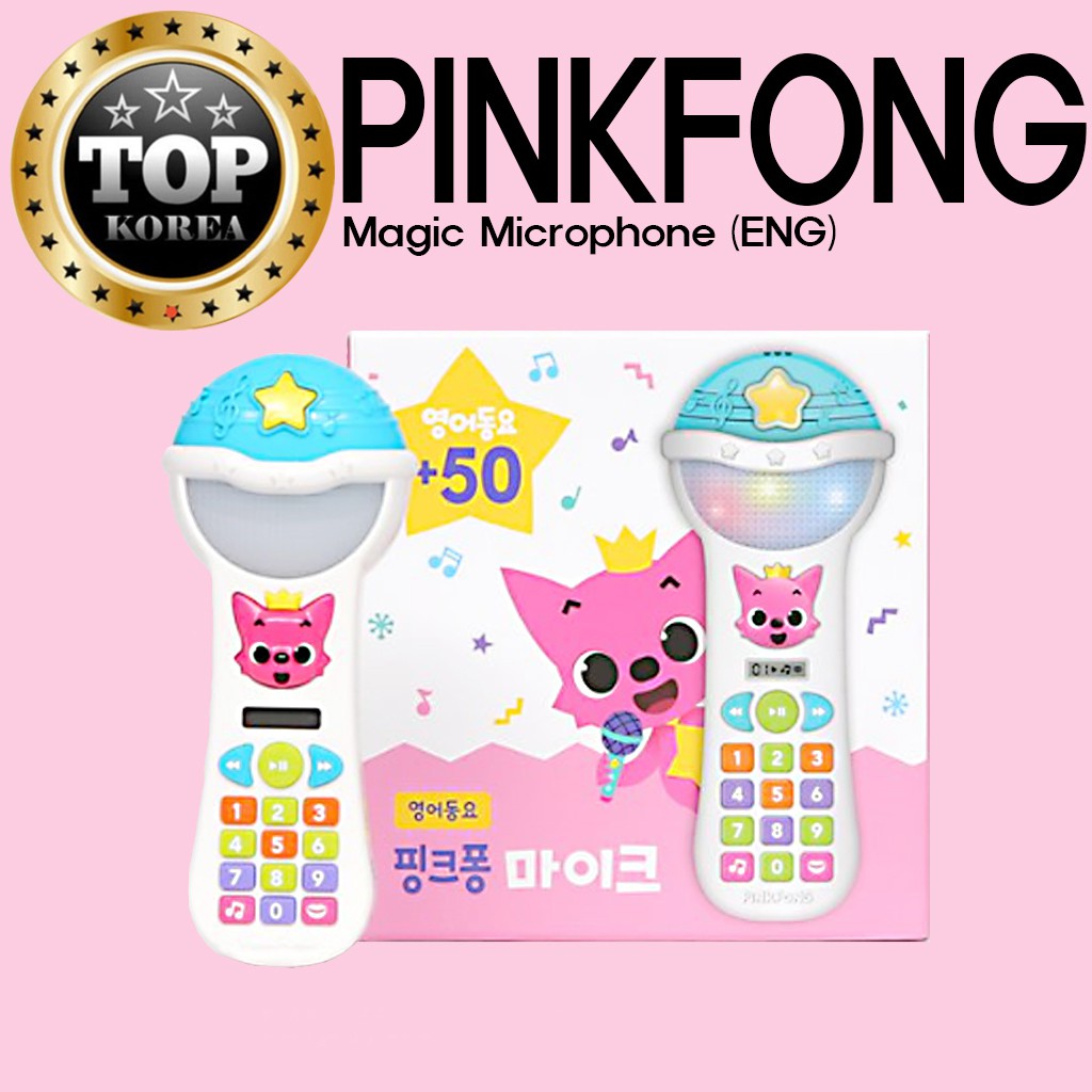 [Pinkfong]Magic Microphone (ENG) [Shipping from Korea] | Shopee Malaysia
