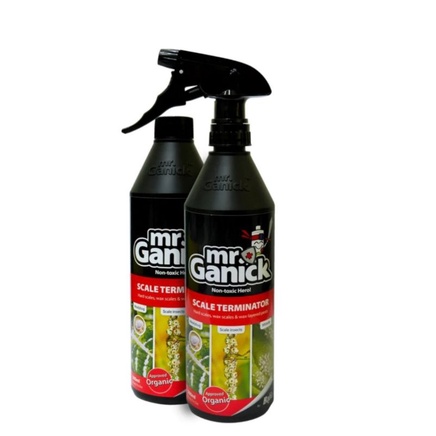 Twin pack 1L Baba Mr Ganick Non-toxic Natural Pesticide: Scale ...