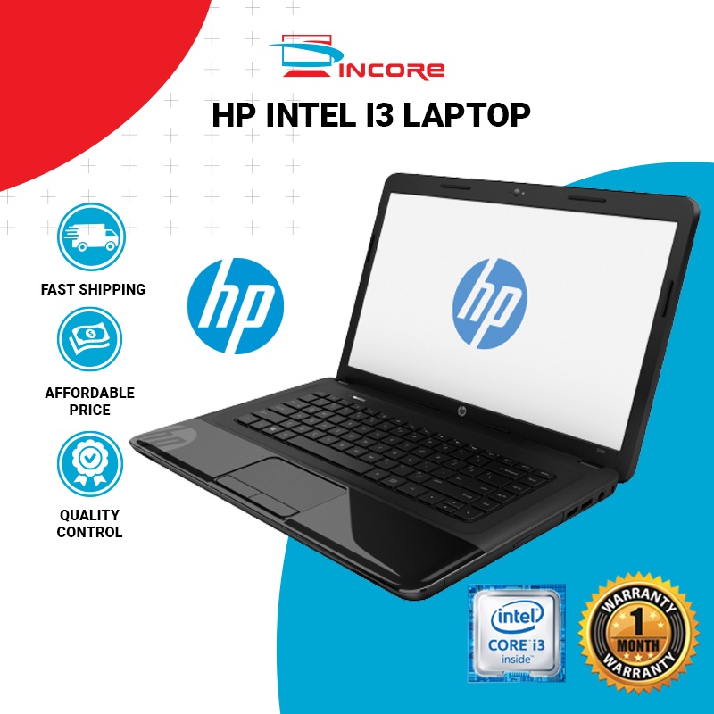Hp Laptop INTEL I3 1ST 2ND 3RD GEN 4TH 5TH 7TH GEN 4GB 8GB RAM HDD SSD ...