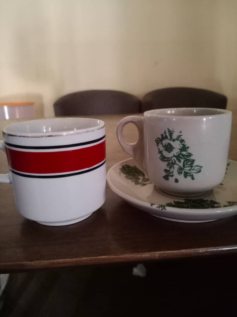 Traditional Chinese Floral Coffee Kopi / Vintage Kopitiam Green Flower ...