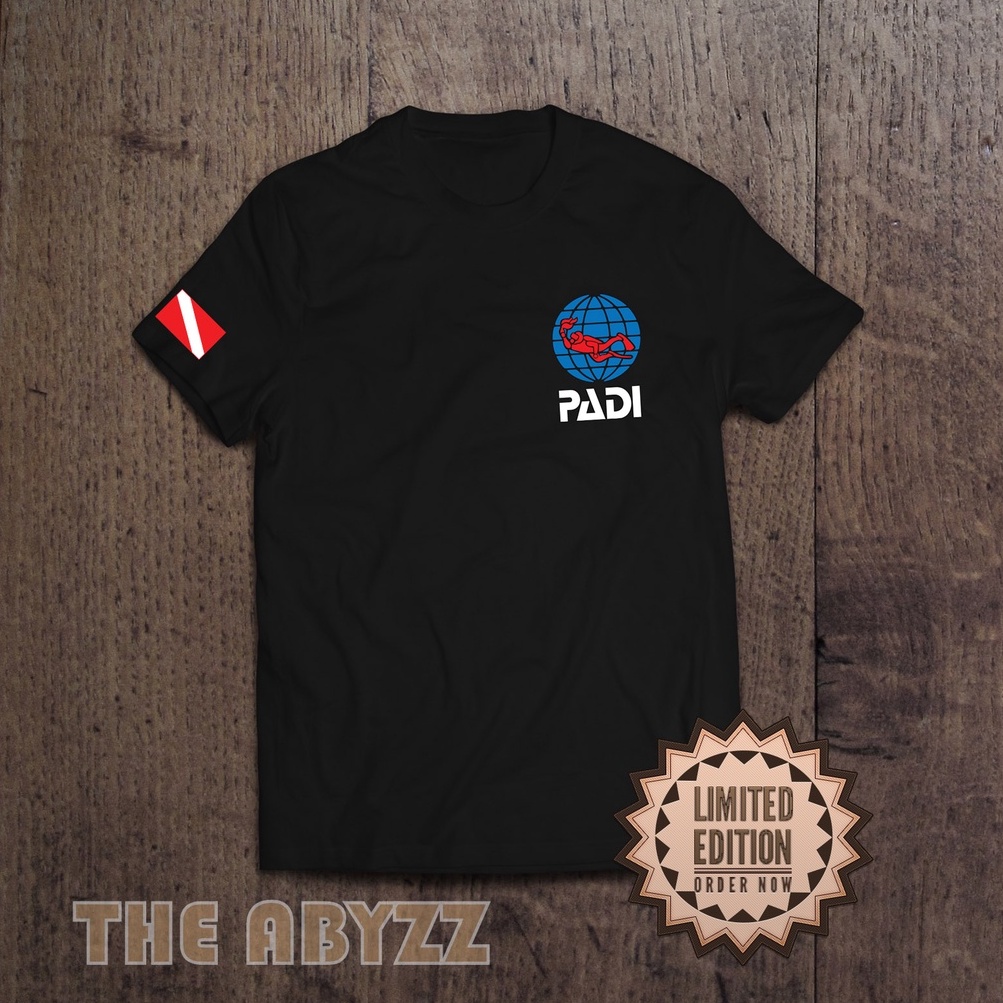 PADI Scuba Diving T Shirts Men's T-Shirts Diving Diver Tees Short ...