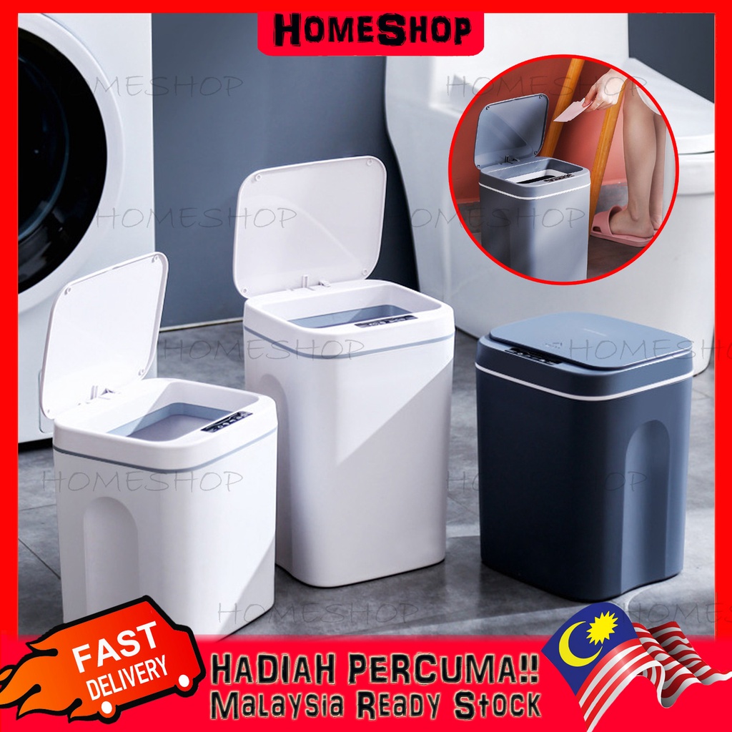 HomeShop Automatic Touchless Big Volume Smart Sensor Dustbin Garbage ...