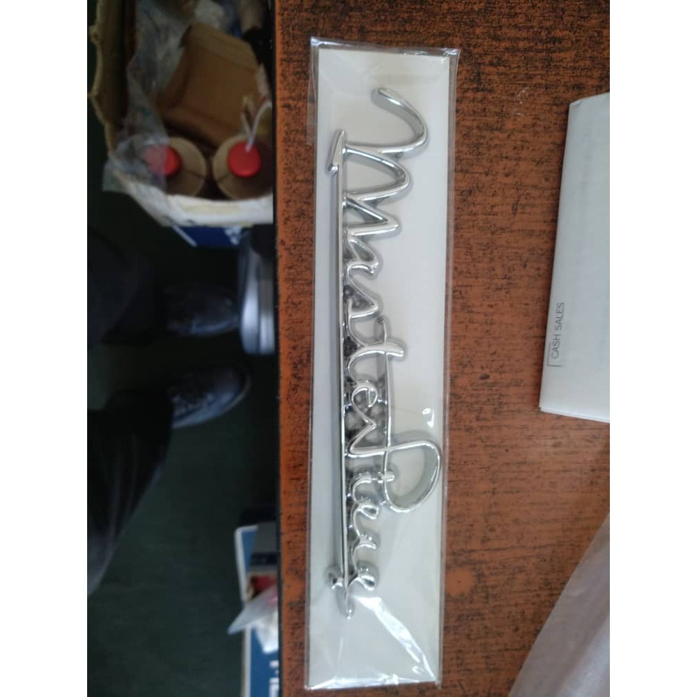 MERCEDES BENZ MASTERPIECE EMBLEM | Shopee Malaysia