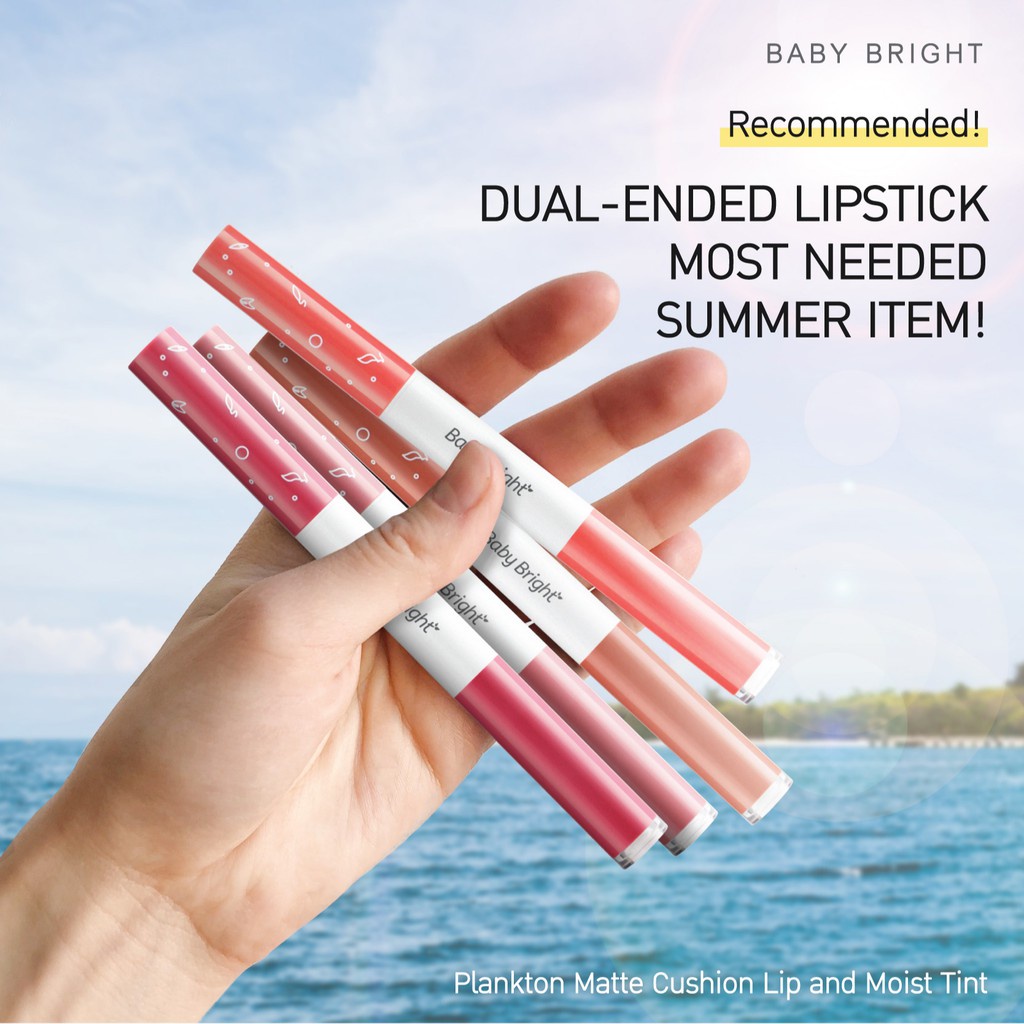Baby Bright Plankton Matte Cushion Lip and Moist Tint | Shopee Malaysia