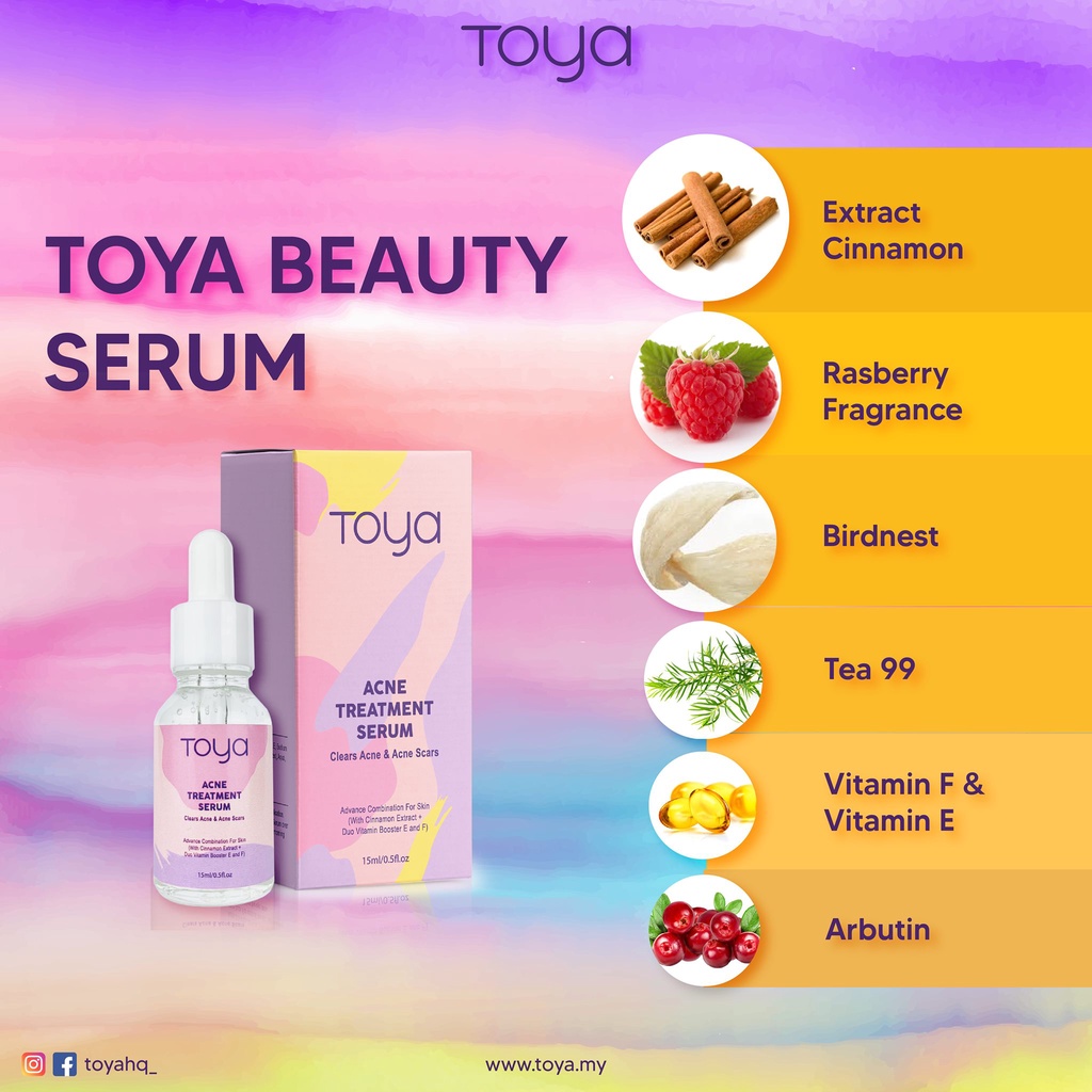 Toya Acne Treatment Serum for Sensitive and Normal Skin (Ready stock ...
