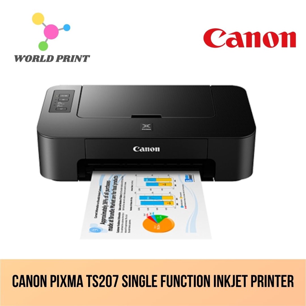 Canon PIXMA TS207 Single Function Inkjet Printer | Shopee Malaysia