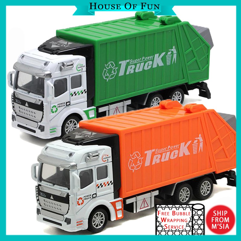 Truck Toys Lori Mainan Lorry Toys Garbage Truck Toys for Boys ...