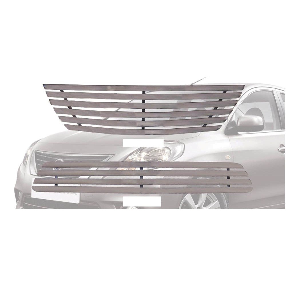 NISSAN ALMERA ALUMINIUM FRONT GRILL (SET) | Shopee Malaysia