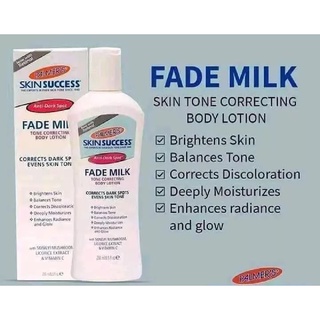 PALMER'S SKIN SUCCESS ANTI-DARK SPOT (FADE MILK LOTION/FADE CREAM 75G ...