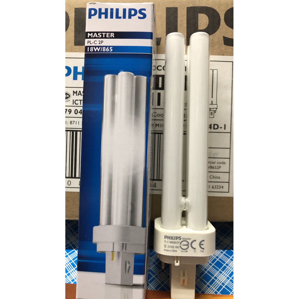 PHILIPS Master PL-C 865 2P 2pin G24 Cool White Fluorescent Lamp ...