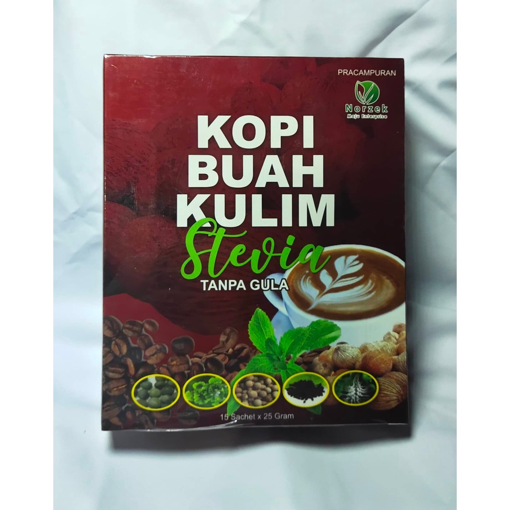 KOPI BUAH KULIM TANPA GULA (STEVIA) 15 SACHETS IN 1BOX | Shopee Malaysia