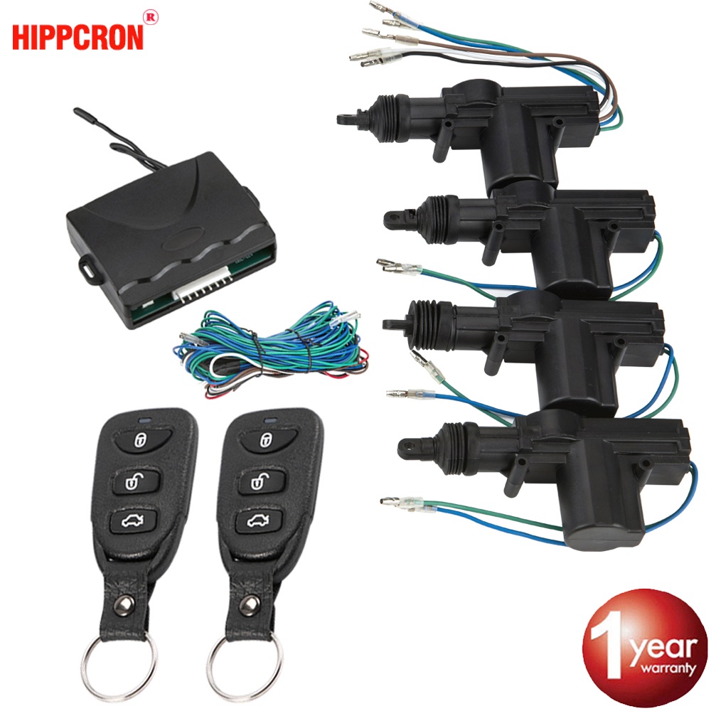 Car Door Lock Remote Control Universal Keyless Entry System Locking Kit ...