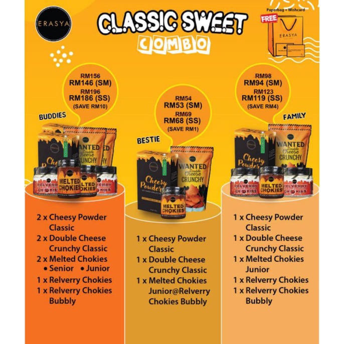 CLASSIC SWEET COMBO ERASYA | Shopee Malaysia