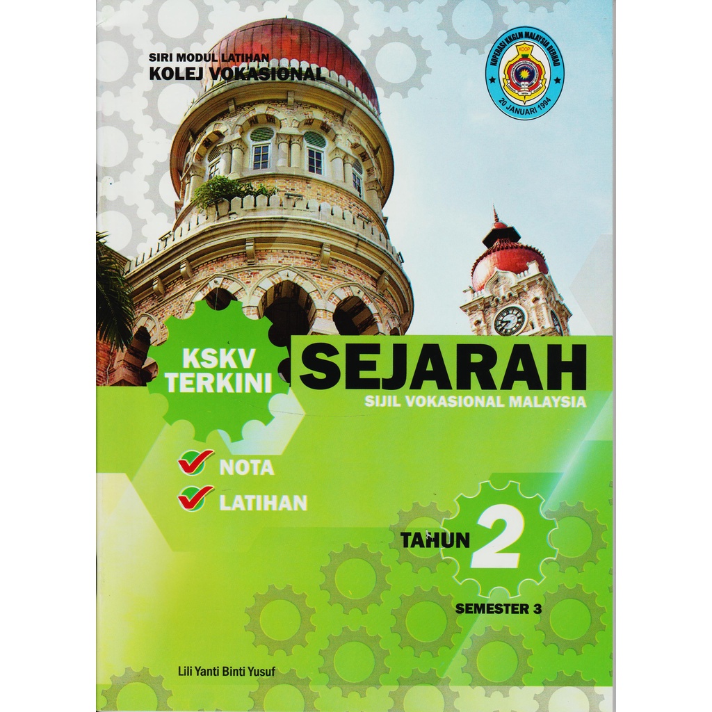 SIRI MODUL LATIHAN KOLEJ VOKASIONAL - KSKV TERKINI - SEJARAH - TAHUN 2 | Shopee Malaysia
