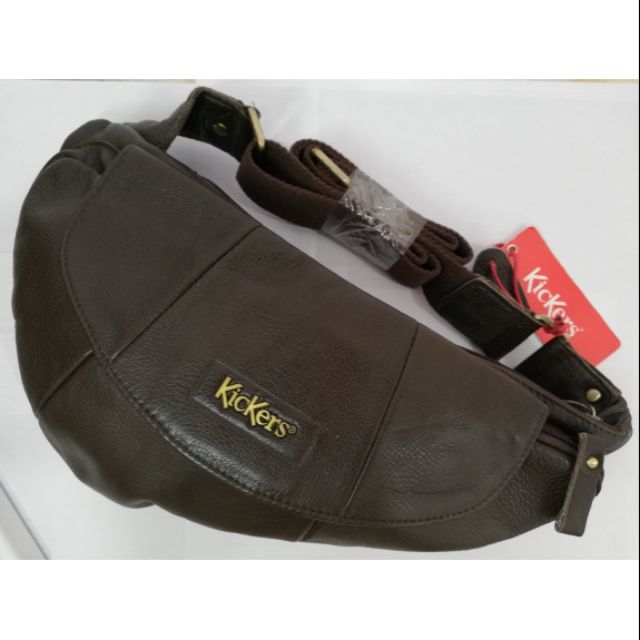 Kickers Full Leather Pouch Bag (88934) | Shopee Malaysia