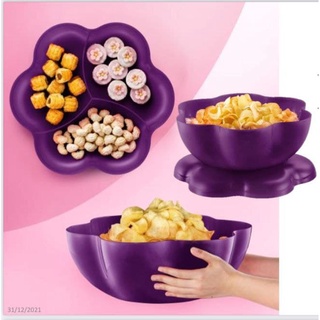 TUPPERWARE TRIPLE SNACK BOWL 5.6L (1PC) | Shopee Malaysia