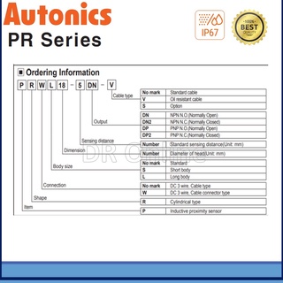 Autonics Proximity Sensor PR12-2DP M12 Sensing2MM DC3 WIRE PNP NO 12-24VDC ~PR12-2DP | Shopee ...
