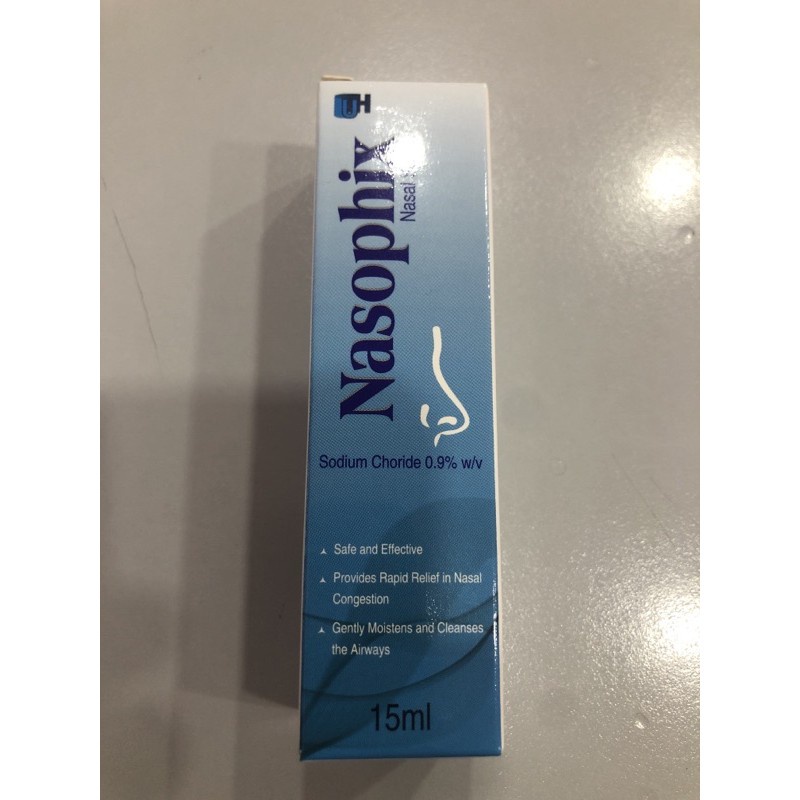 NASOPHIX NASAL SPRAY 15ML [ADULT & CHILDREN ABOVE 6YEARS ONLY] | Shopee ...