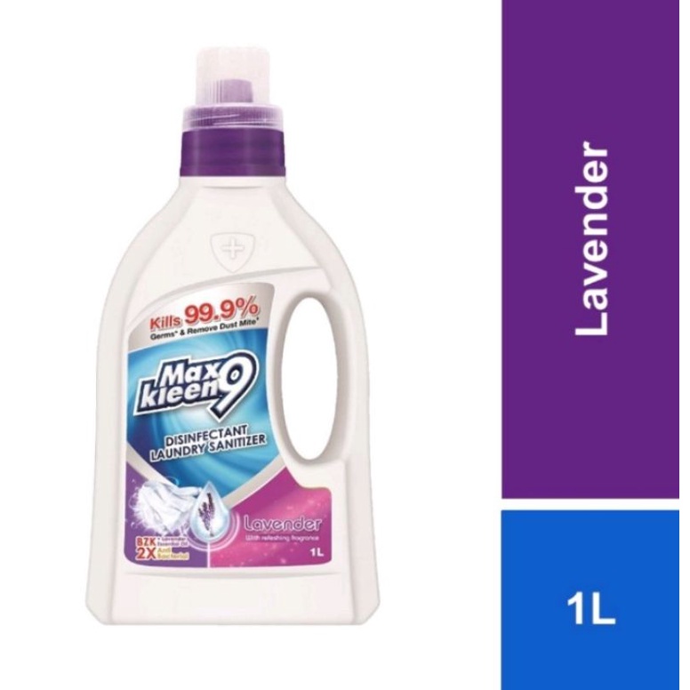 Maxkleen 9 Disinfectant Laundry Sanitizer - Lavender (1L) | Shopee Malaysia
