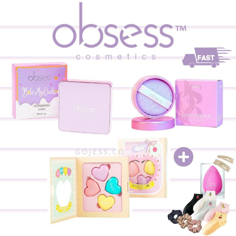 Obsess Cosmetic Treatment Cushion Foundation | Cream Blush | Loose ...