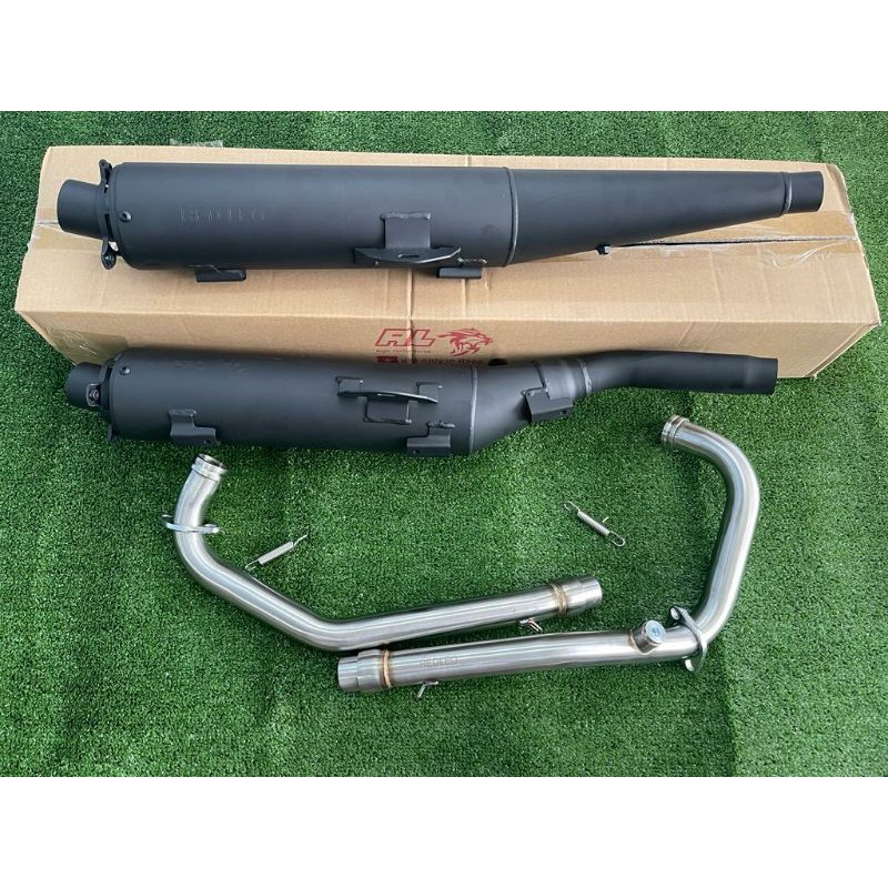 Yamaha Y15ZR LC135 Exhaust Red Leo Cutting STD 100% Original Red Leo ...