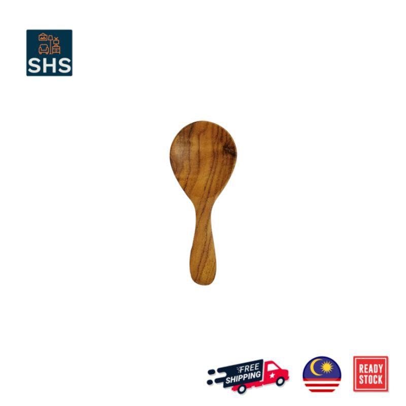 Teak wooden spoon spices ice cream sudu rempah aiskrim kayu jati ...