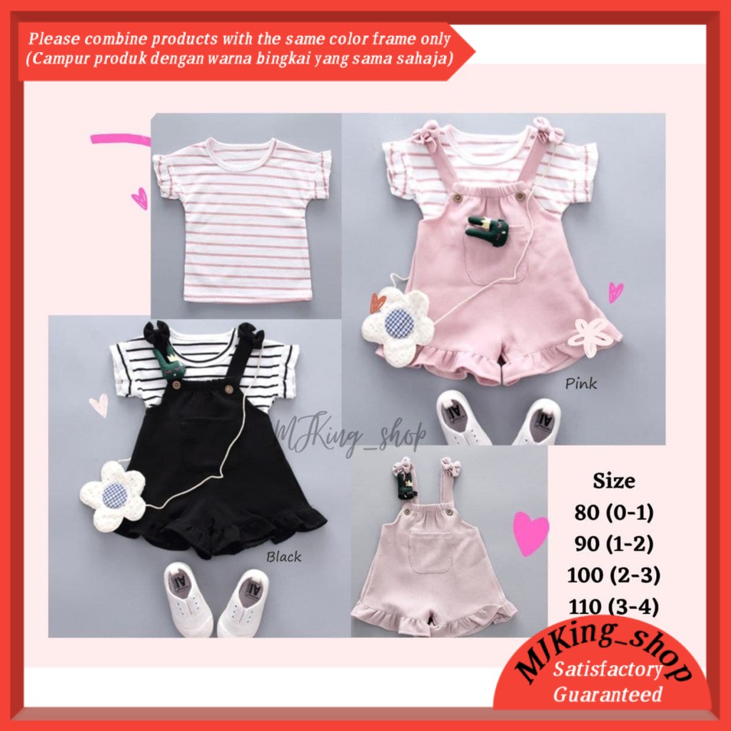 Baju baby girl summer dress cotton 2 pieces Kids Baby Clothing Dress ...