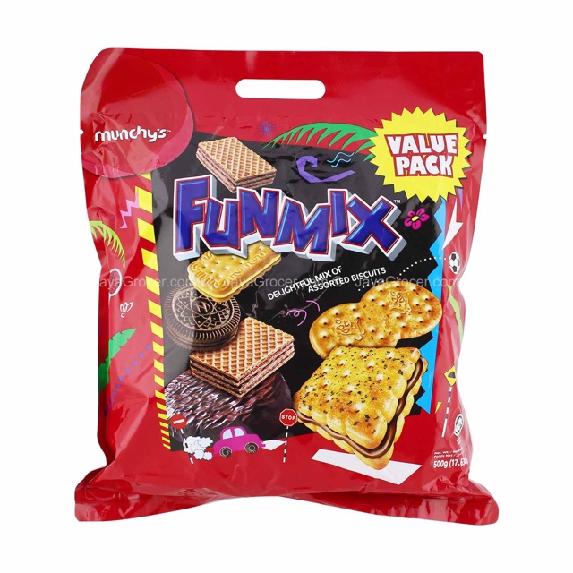 Munchy’s Funmix Assorted Biscuit 1kg | Shopee Malaysia