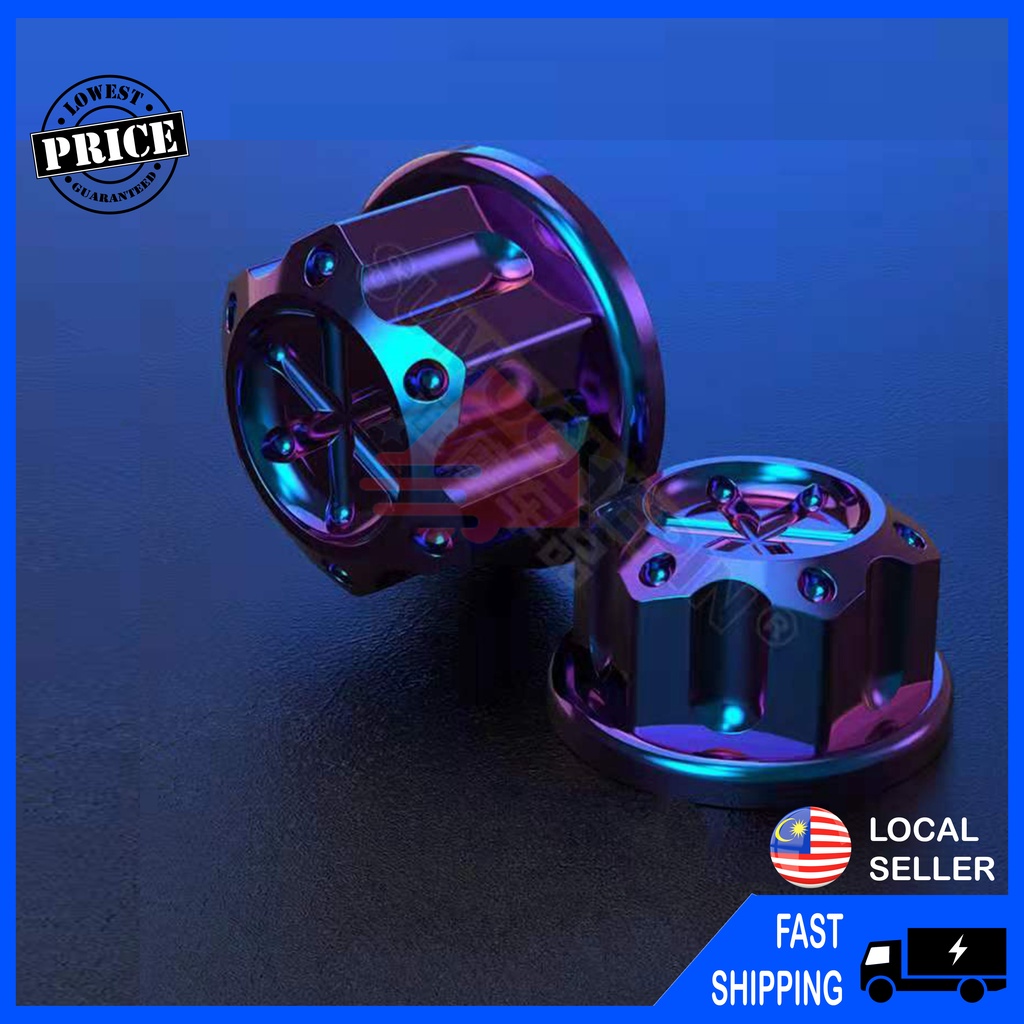 TITANIUM 30PCS SET TITANIUM & GOLD & RED SCREW CAP COVER NUT SKRU BOLT ...