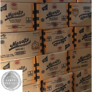 MASAKO 1 KATUN Pack 500 gram ( 24 PCS ) dan Pack 1 KG ( 12 PCS ...