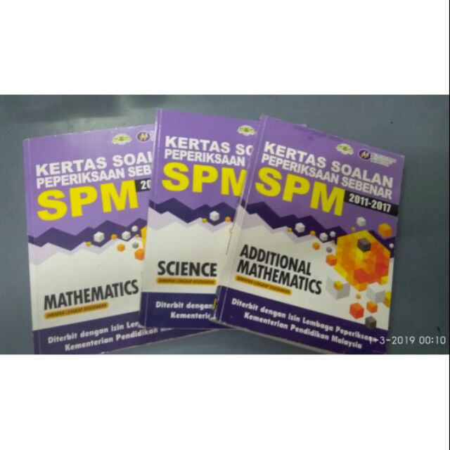 [RESELL] buku latihan spm (spm sebenar) (exercise book) (past year ...