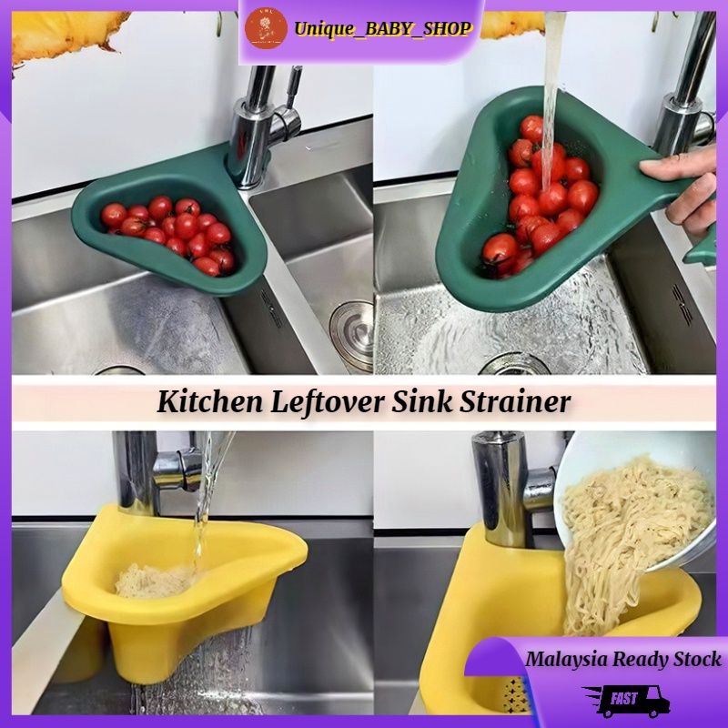 Swan Multi-Function Triangle Drain Basket Sink Drainer Kitchen Sink ...